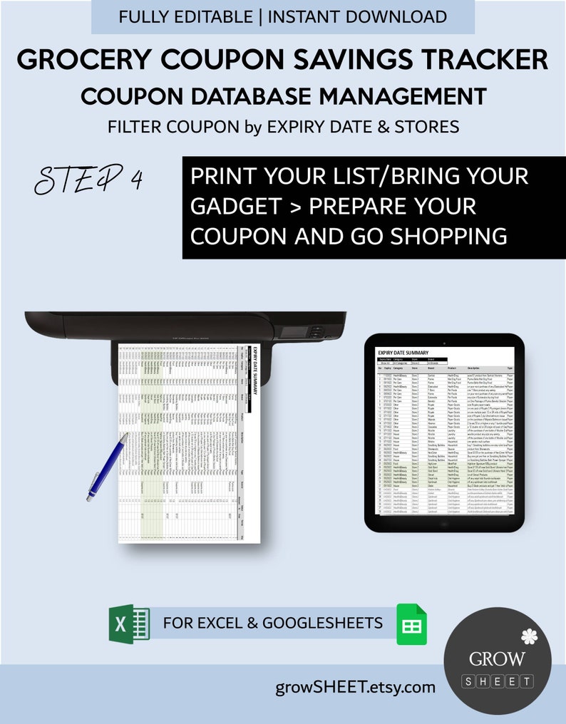 Grocery Coupon Savings Tracker | Shopping Coupon-rebate Database ...
