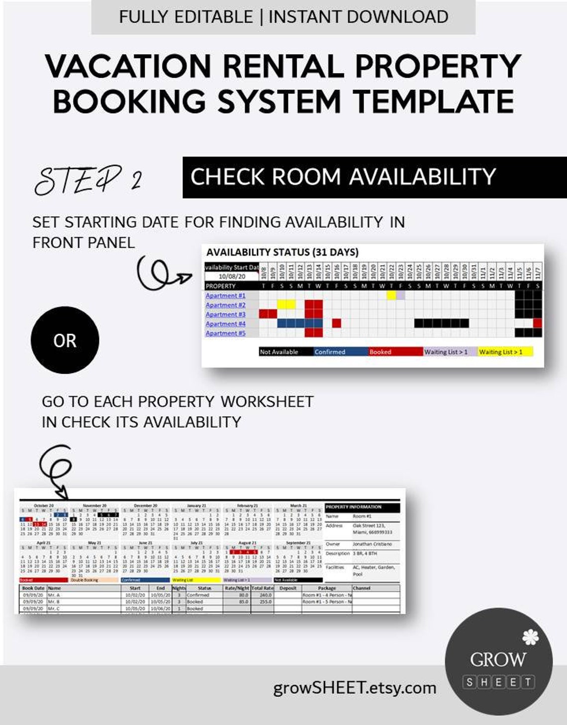 Vacation Rental Property Booking System Template Simple Property ...