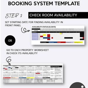 Vacation Rental Property Booking System Template | Simple Property Reservation System Template ...