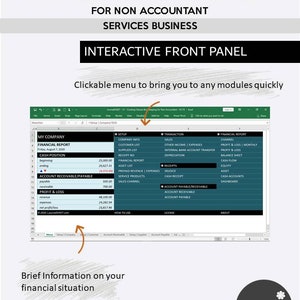 Laundry Business Bookkeeping Spreadsheet for Non Accountant | Self ...