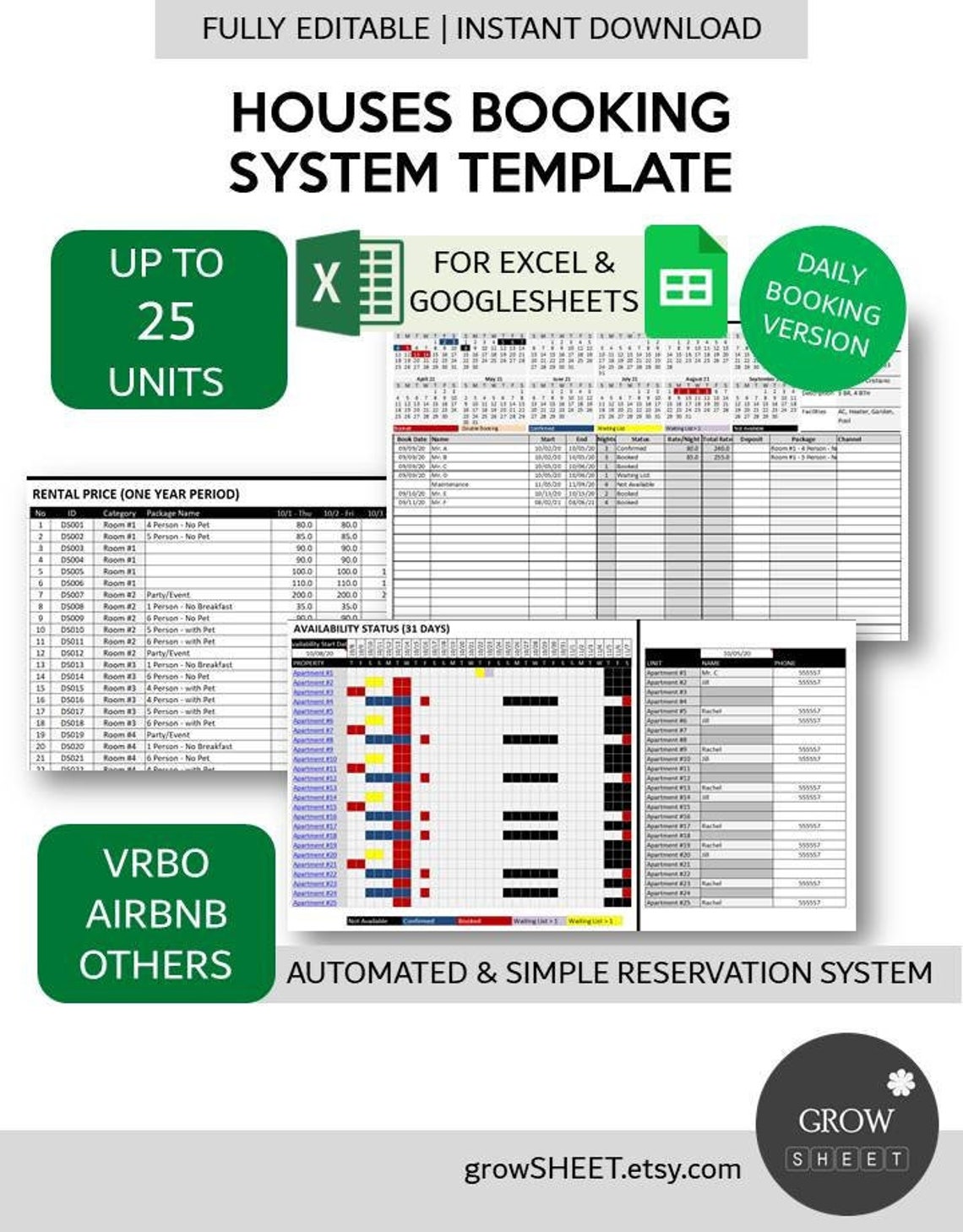 Short Term Rental House Booking System Template Vacation Houses ...