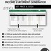 Bakery Shop Business Income Statement Generator | Automated Profit ...