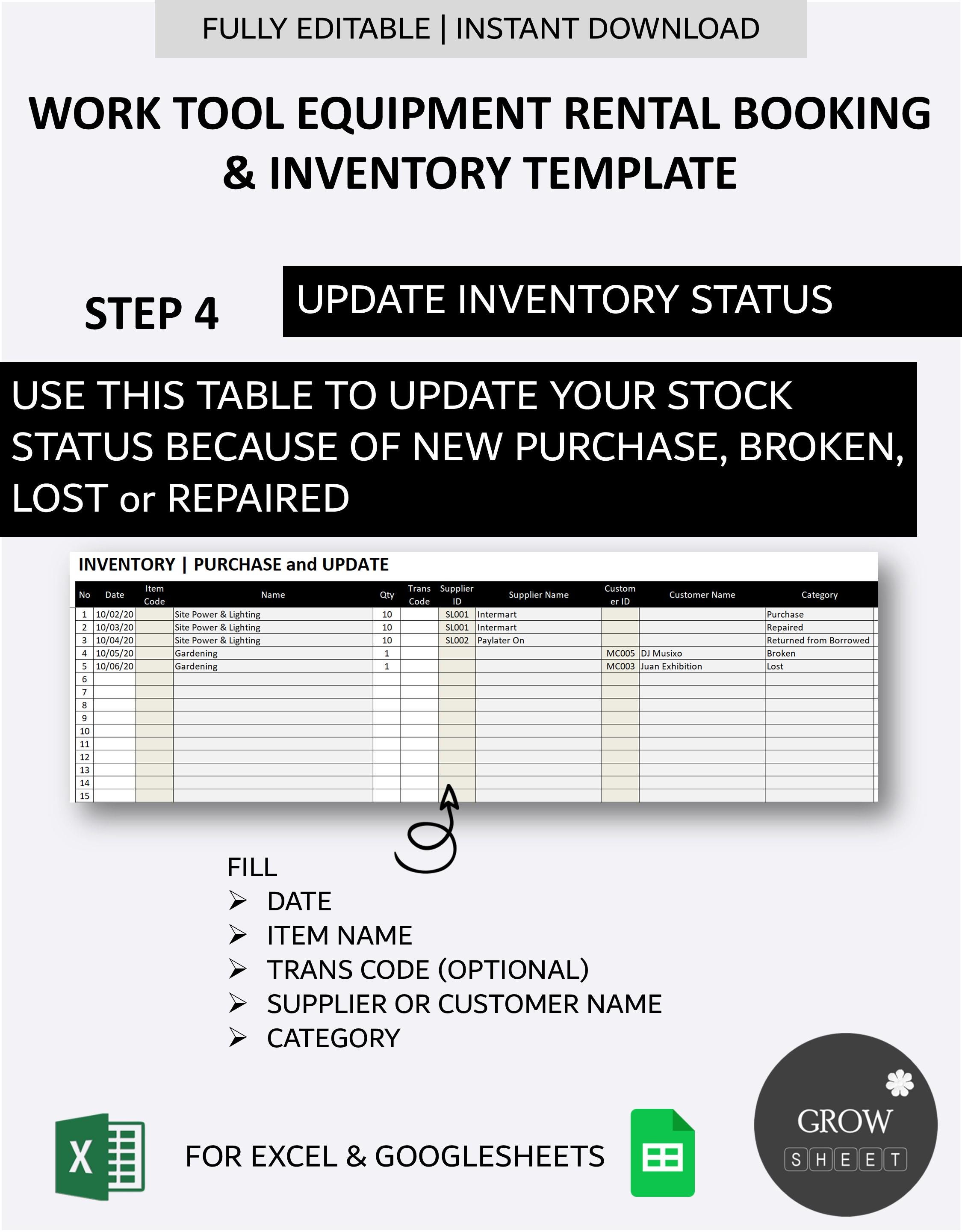 Construction Tool Rental Booking and Inventory Management | Gardening ...