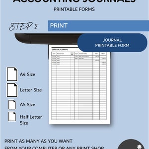 Printable Accounting Journal Forms | Accounting Journal Excel ...