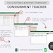 Consignment Tracker | Simple Store Inventory Database | Etsy Consignment Inventory Manager ...