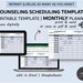 Counseling Scheduling Template for Excel and Google Sheets | Printable ...