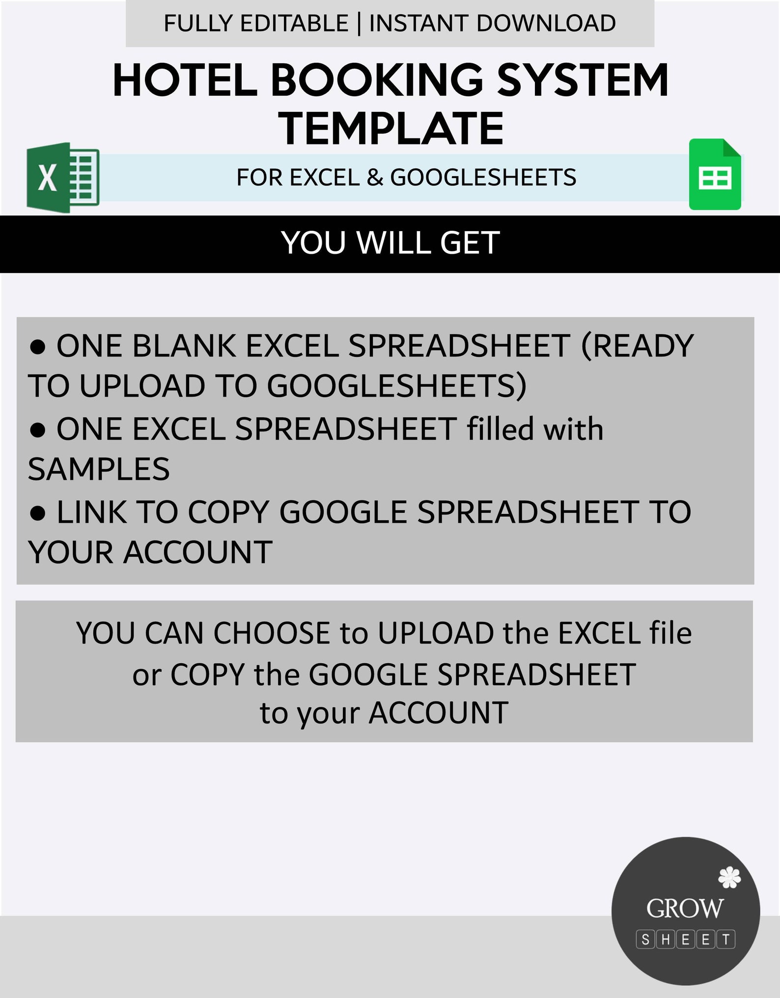 Hotel Booking System Template | Hotel Reservation Spreadsheet for Excel ...