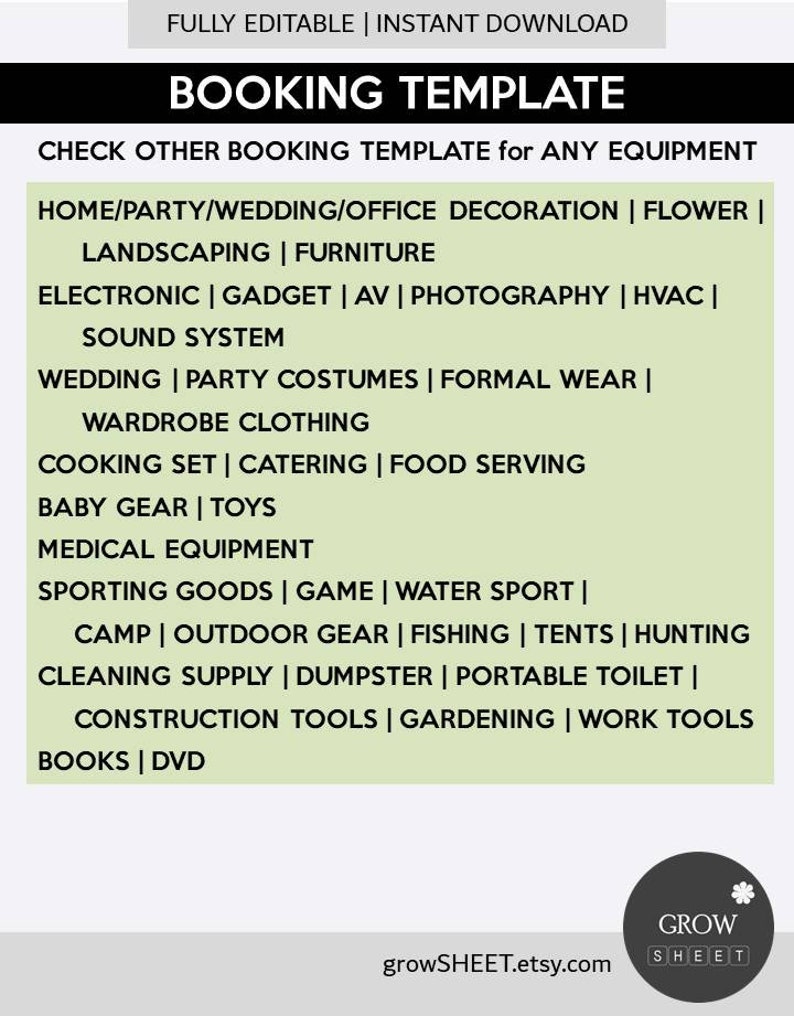 Outdoor Gear Equipment Rental Booking and Inventory Management Template ...
