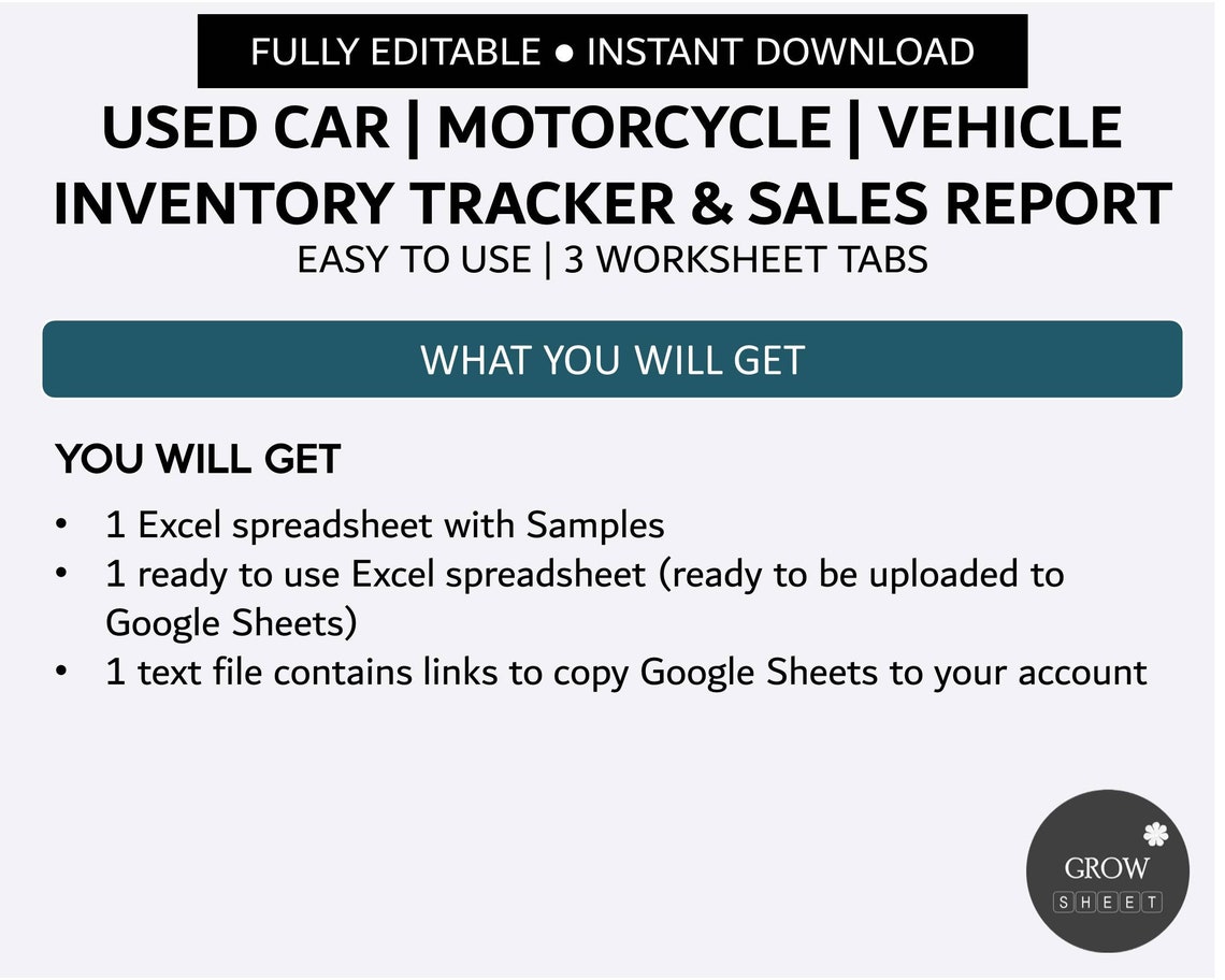 Used Car Inventory and Sales Tracker | Vehicle Listing Management ...