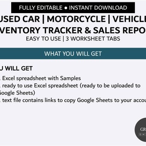 Used Car Inventory and Sales Tracker | Vehicle Listing Management ...