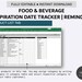 Food and Beverage Expiry Date Tracker | Simple Inventory Database With ...