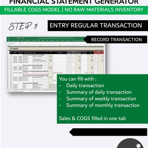 Coffee Shop Business Financial Statement Generator | Automated Income ...