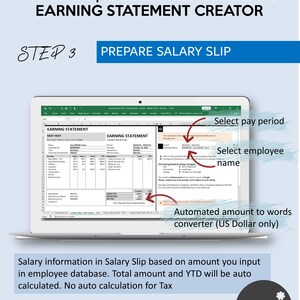 Salary Slip Generator | Pay Slip Creator With Hourly Employee Database ...
