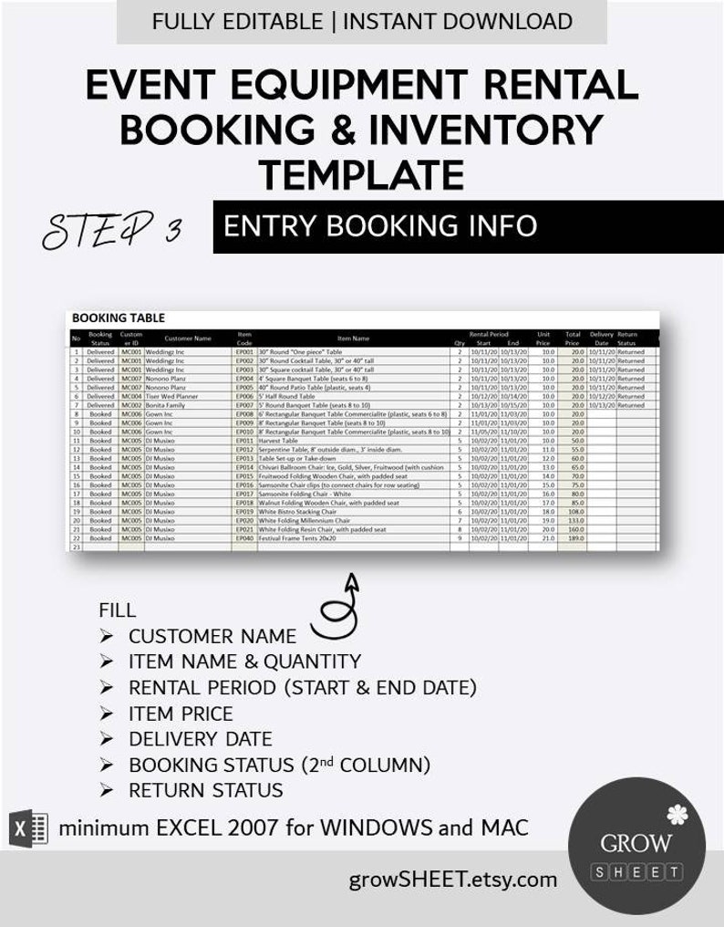 Wedding Party Ceremony Event Equipment Rental Business | Etsy