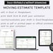 Printable Moving Estimate Template for Excel and Google Sheets | Home ...