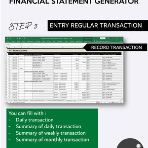 Trucking Business Financial Statement Generator | Automated Profit ...