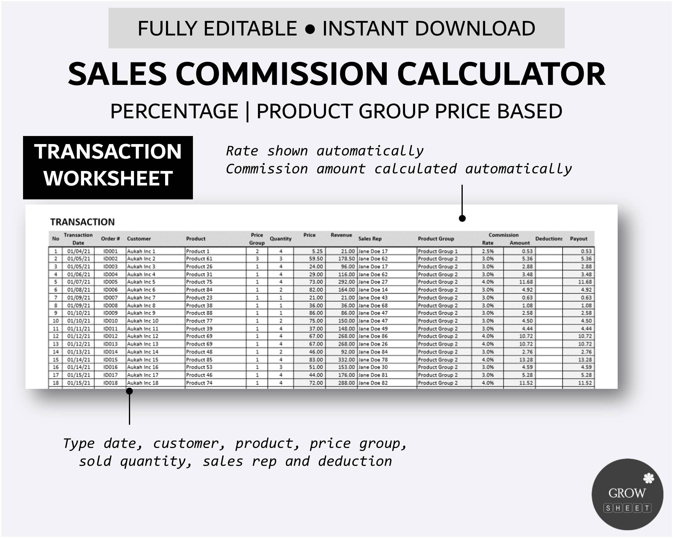 Sales Commission Calculator | Automated Tiered Commission Calculator ...