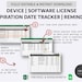 Employee Software License Expiry Date Tracker | Simple Inventory ...