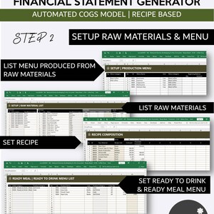 Restaurant Business Financial Statement Generator | Automated Income ...