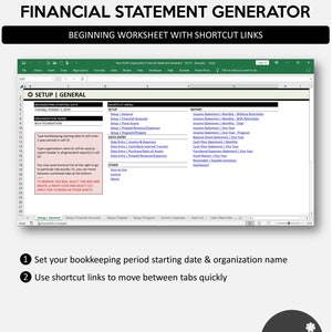 Non Profit Organization Financial Statement Generator | Charitable ...