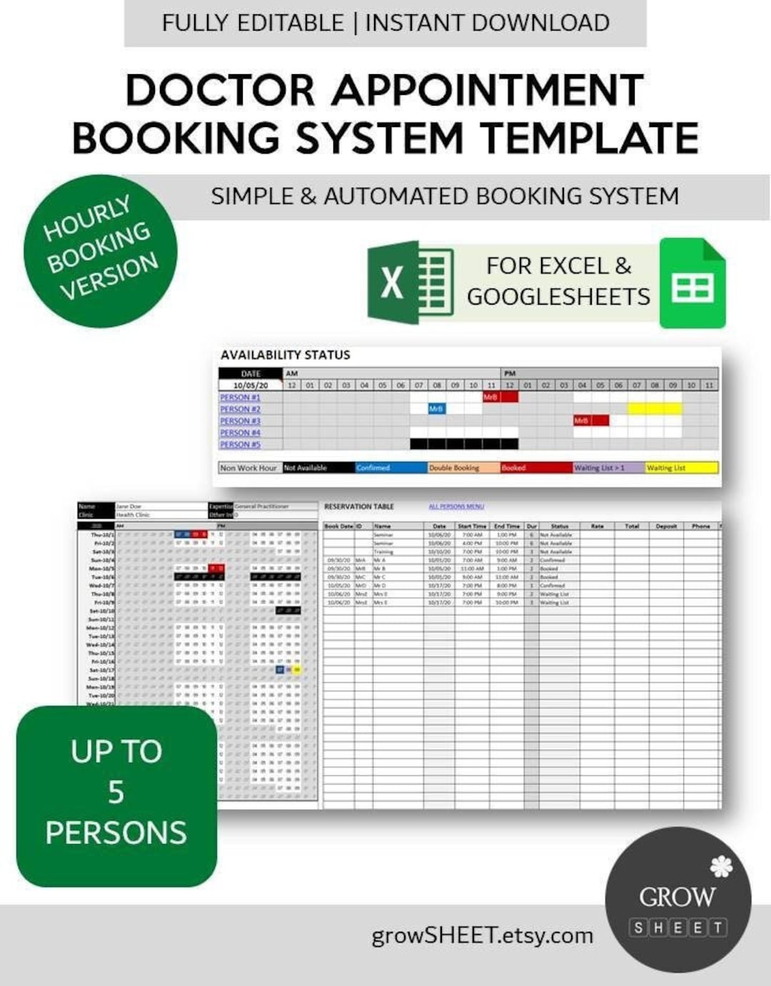 Doctor Appointment Booking Template | Physician Reservation Manager ...