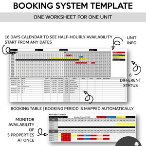 Sport Court Booking System Template | Court Half-hourly Rental ...