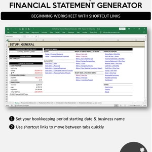 Restaurant Business Financial Statement Generator | Automated Income ...