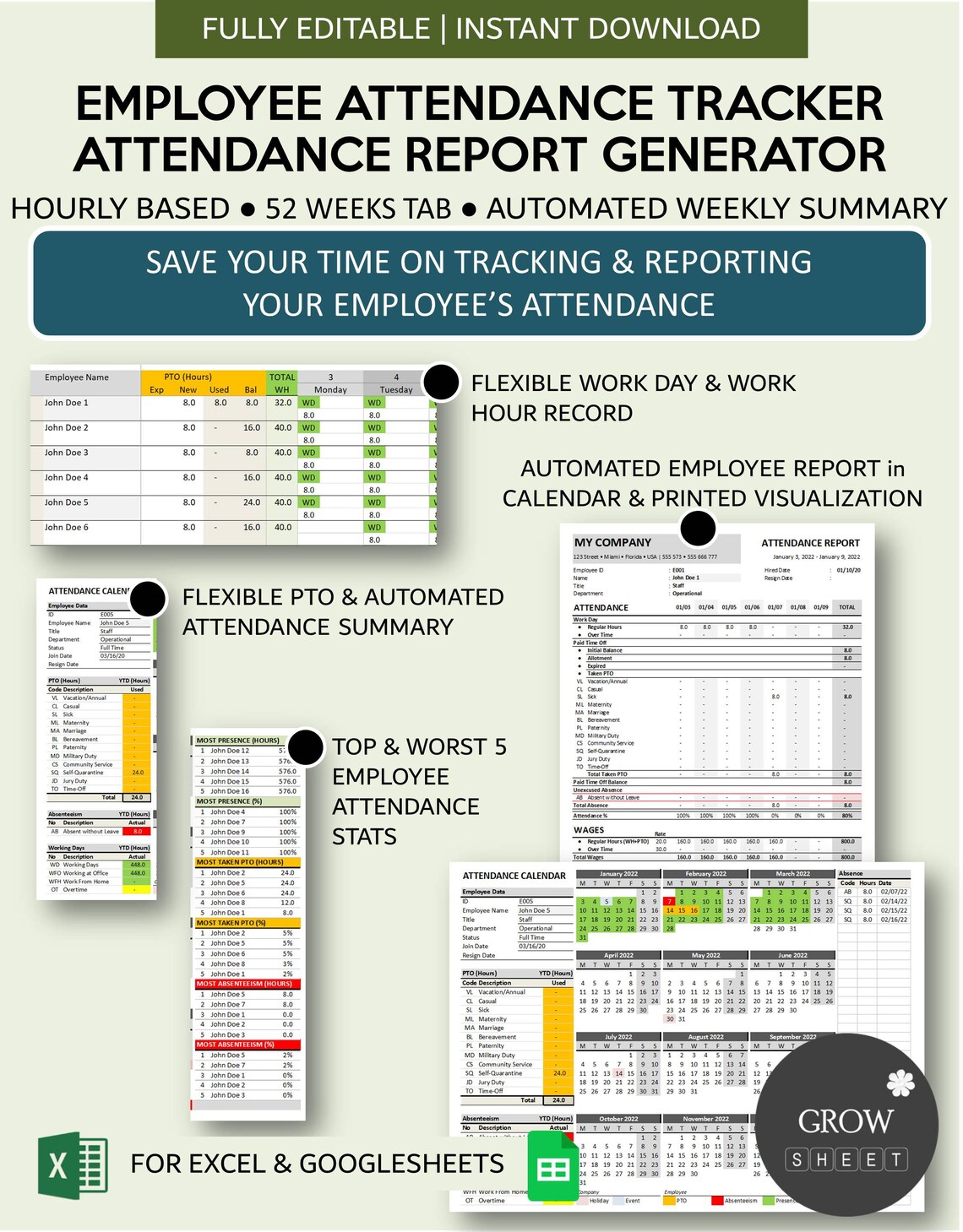 Employee Attendance Tracker and Automated Report Generator Weekly Leave ...