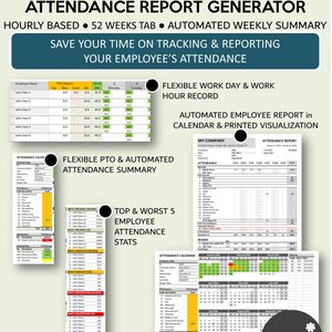 Employee Attendance Tracker and Automated Report Generator | Weekly ...