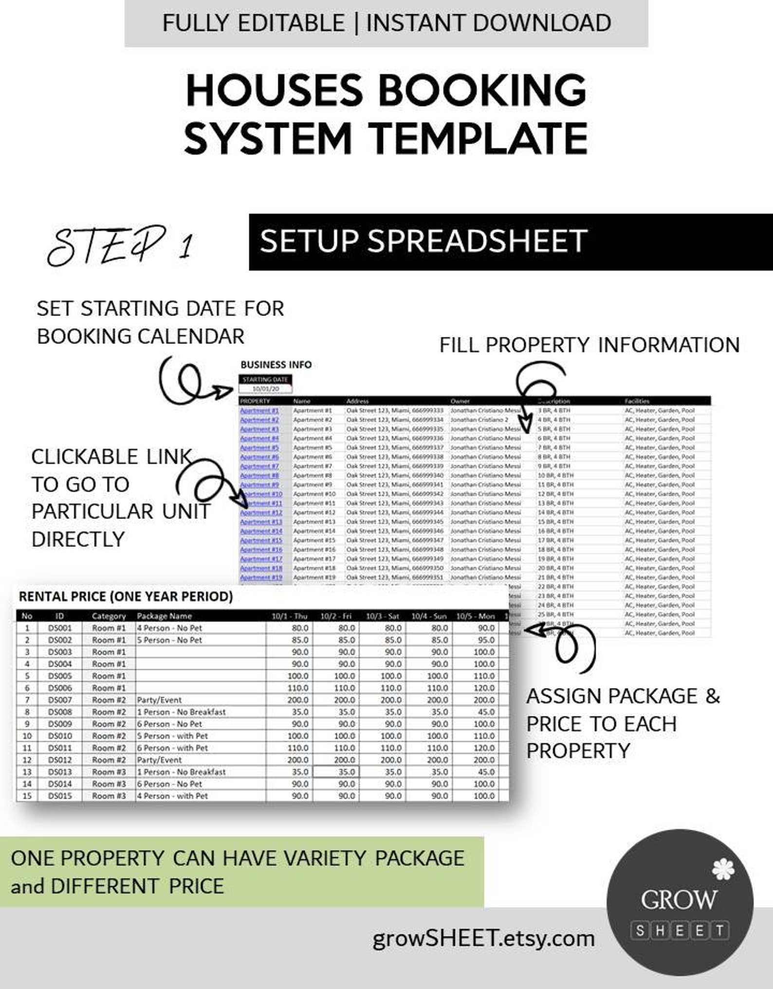 Short Term Rental House Booking System Template Vacation Houses ...