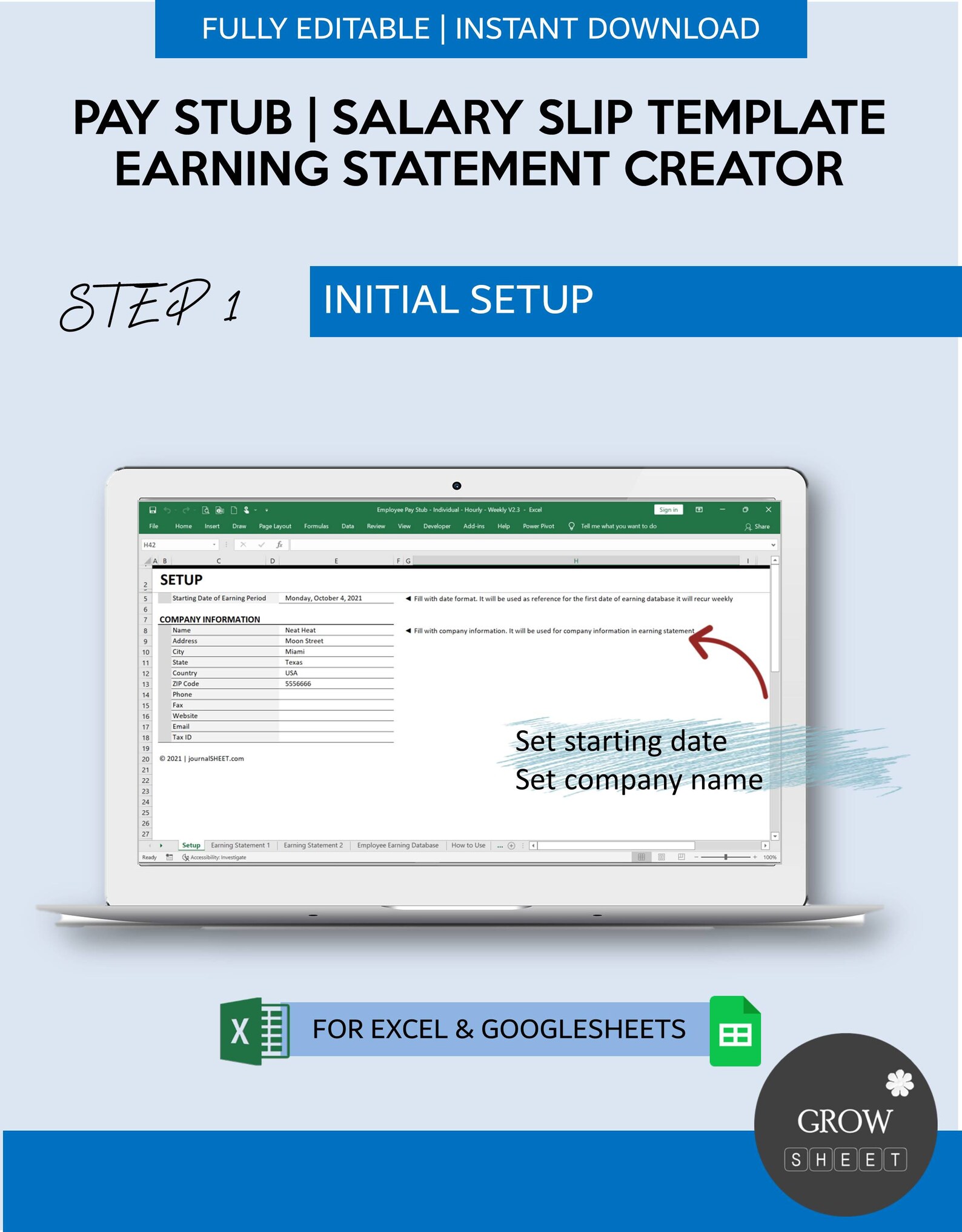 Salary Slip Generator Pay Slip Creator With Daily Employee Database ...
