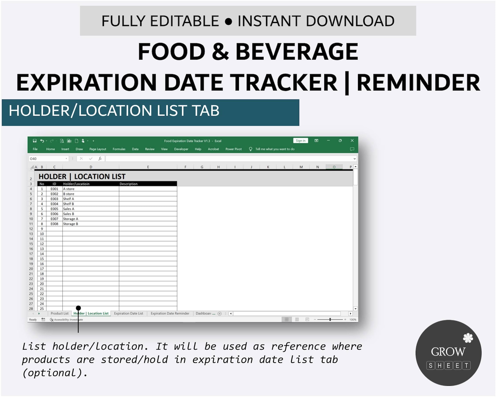 Food and Beverage Expiry Date Tracker | Simple Inventory Database With ...