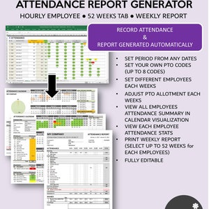 Employee Attendance Tracker and Automated Report Generator | Weekly ...