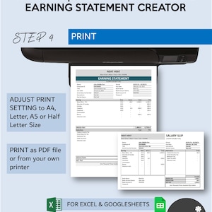 Salary Slip Generator | Pay Slip Creator With Hourly Employee Database ...