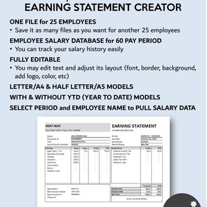 Salary Slip Generator | Pay Slip Creator With Daily Employee Database ...