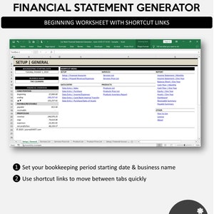 Car Wash Business Financial Statement Generator | Automated Income ...