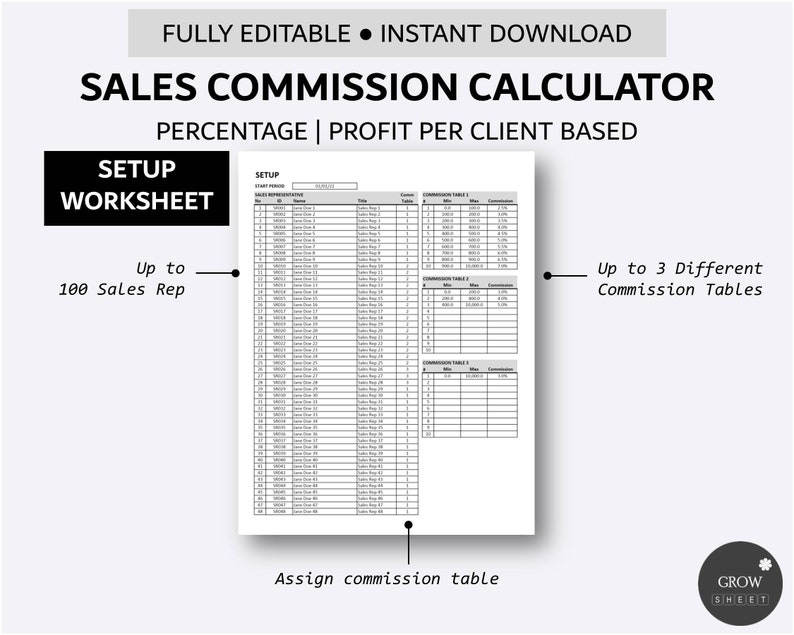 Sales Commission Calculator | Automated Tiered Commission Calculator ...