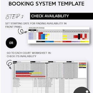 Sport Court Booking System Template | Tennis - Football - Basketball ...