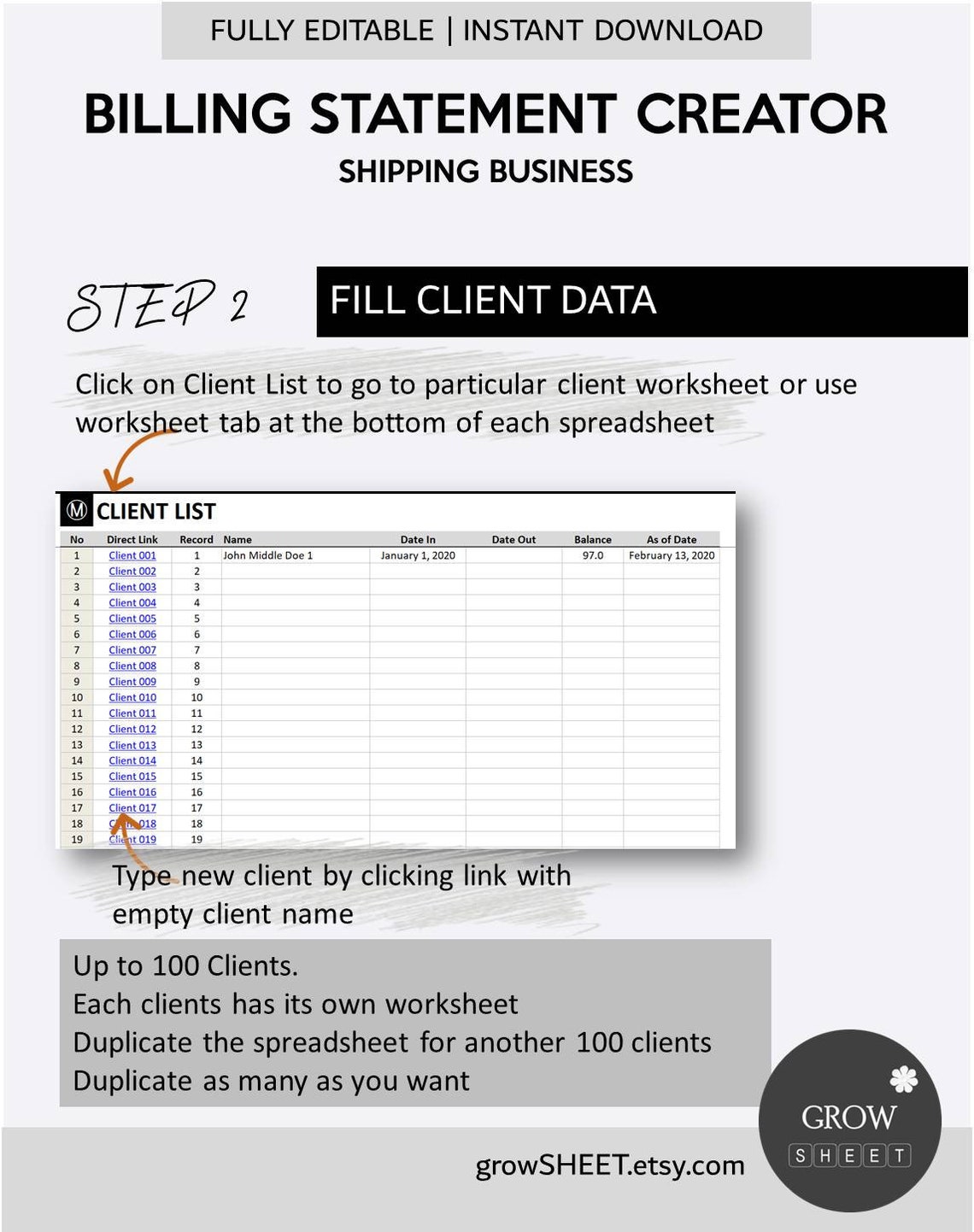 Billing Statement Creator for Shipping | Courier Business | Excel ...
