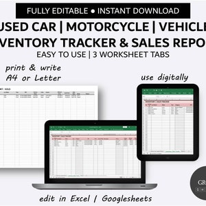 Used Car Inventory and Sales Tracker | Vehicle Listing Management ...