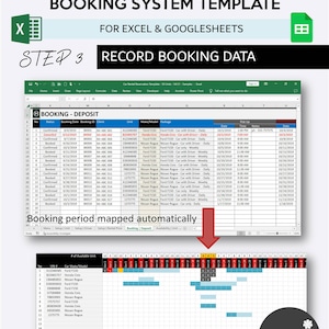 Car Rental Booking System Template | Vehicle Reservation Spreadsheet ...