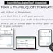 Printable Tour & Travel Package Quote Template for Excel and Google ...
