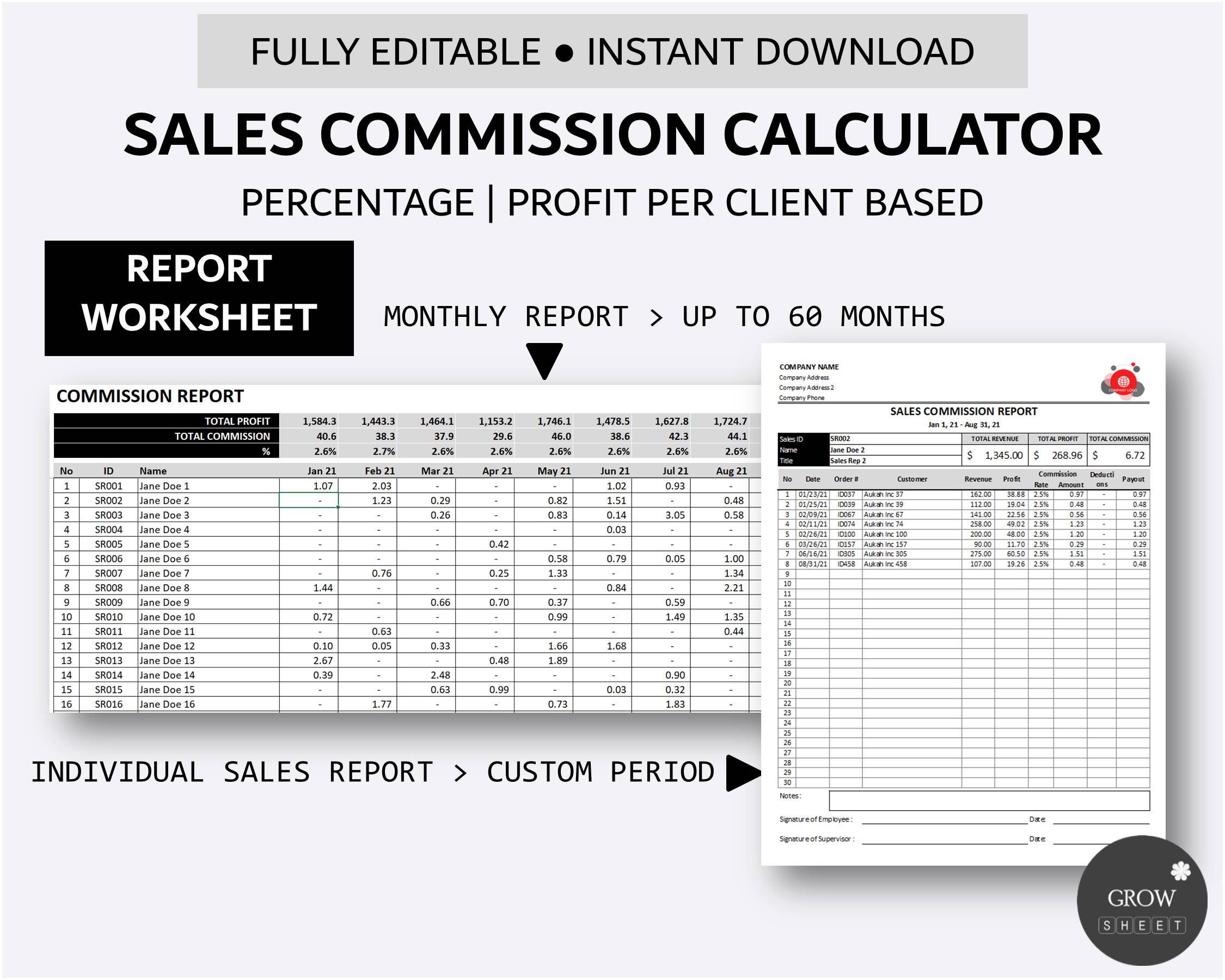 Sales Commission Calculator | Automated Tiered Commission Calculator ...