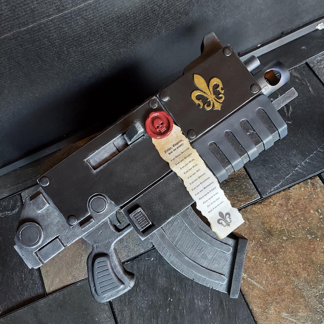 Warhammer 40k Sisters of Battle Bolter W/purity Seal and Display Stand ...