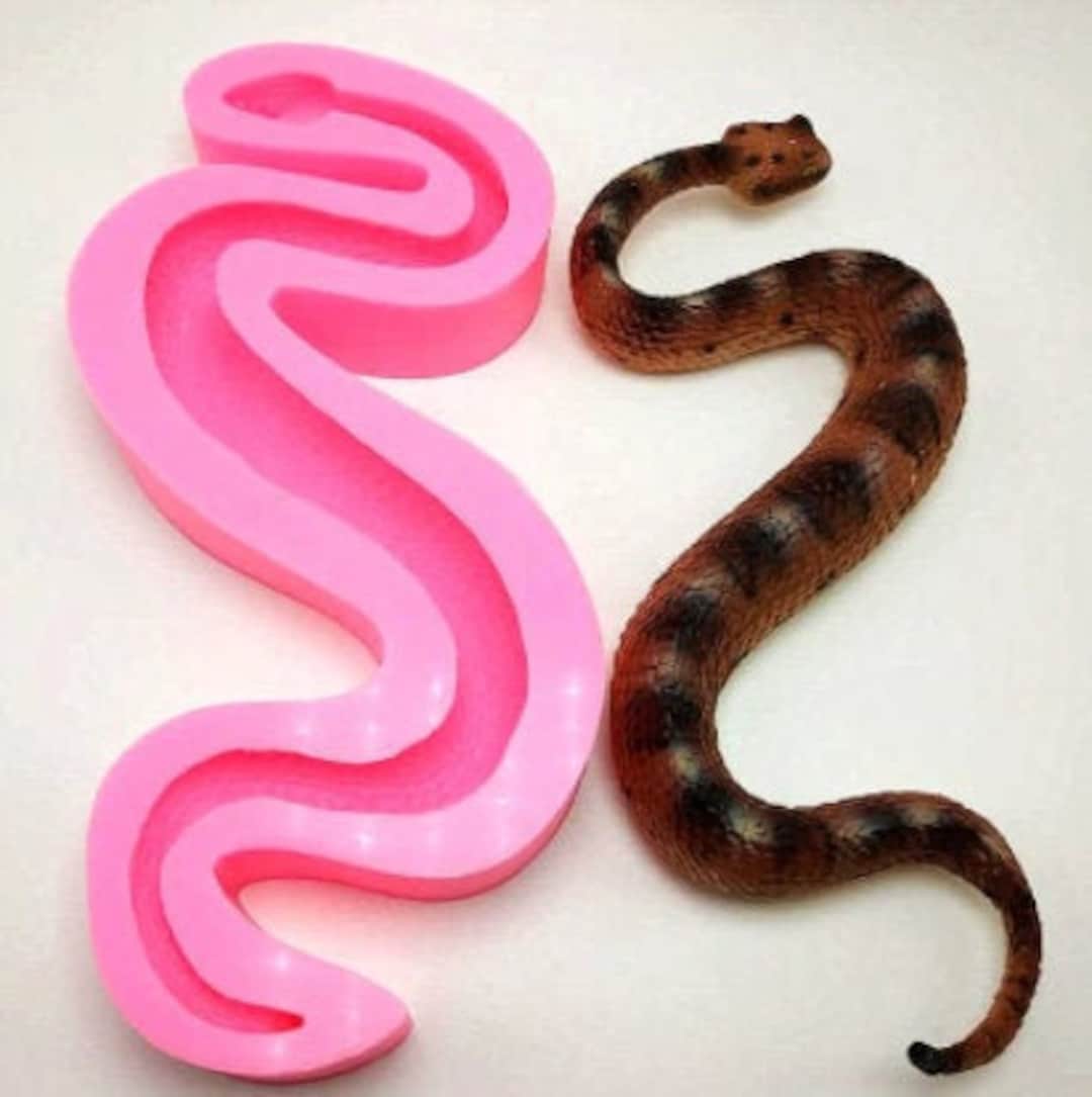 Snake Shape Silicone Fudge Soap 3d Cake Jelly Chocolate Cake Cake Mold ...