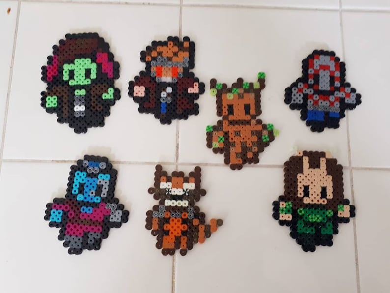 Marvel Fuse Beads Available as Fridge Magnet or Keyring - Etsy