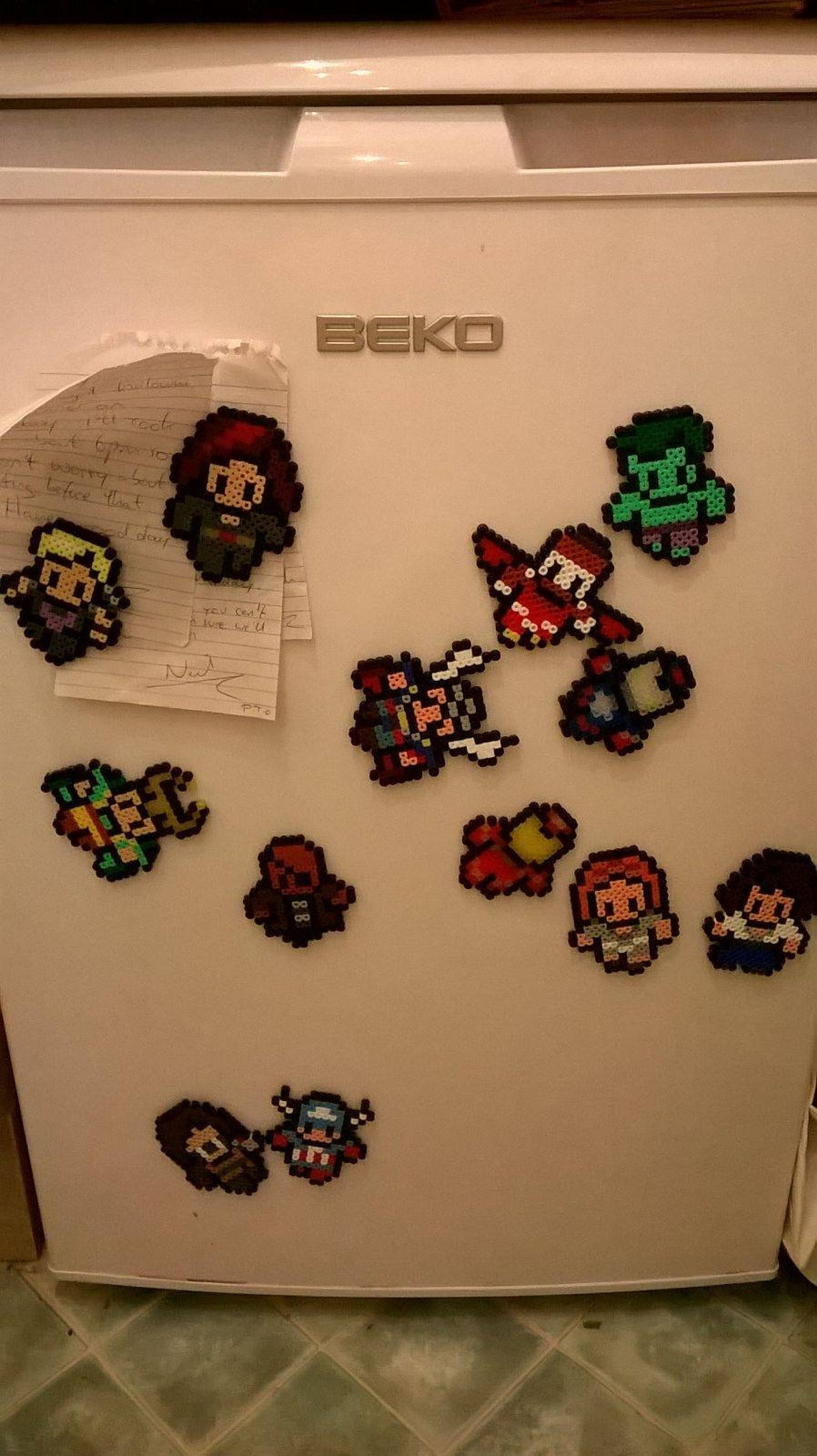 Marvel Fuse Beads Available as Fridge Magnet or Keyring - Etsy
