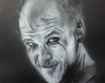 Floki Head Tattoo Vikings for Cosplay. Custom Made to Order. | Etsy