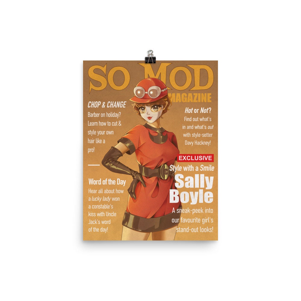 So Mod Sally Boyle We Happy Few Poster - Etsy