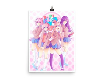 Doki Doki Literature Club Poster - Etsy